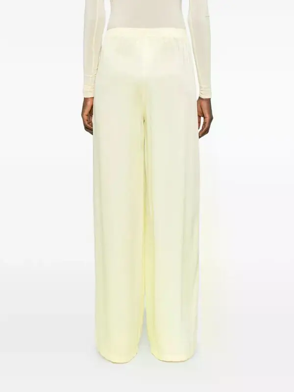 Fabiana Filippi Elastic-waistband Palazzo Pants - Yellow