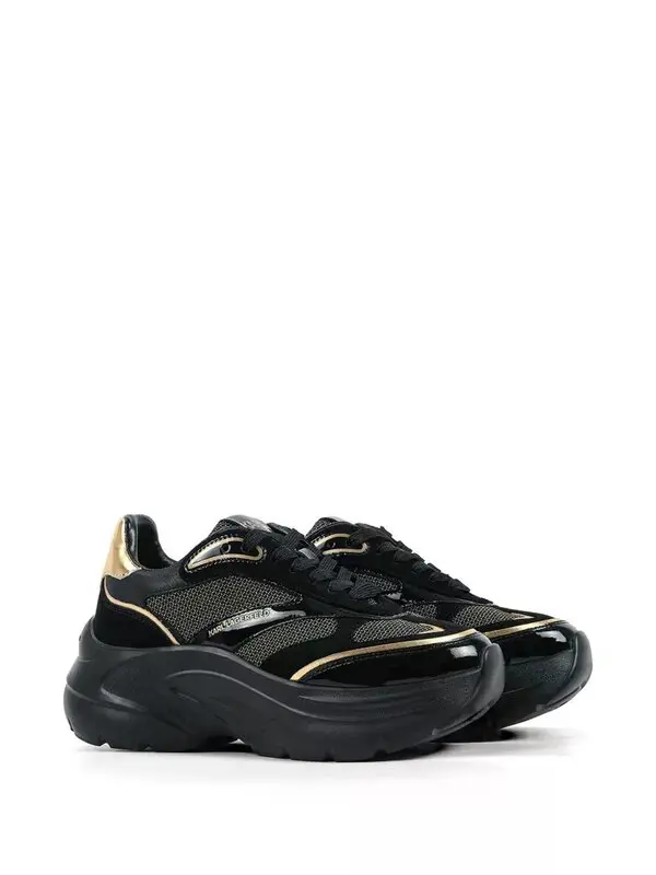 Karl Lagerfeld Panelled Sneakers - Black