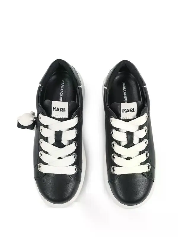 Karl Lagerfeld Dog Charm Lace-up Sneakers