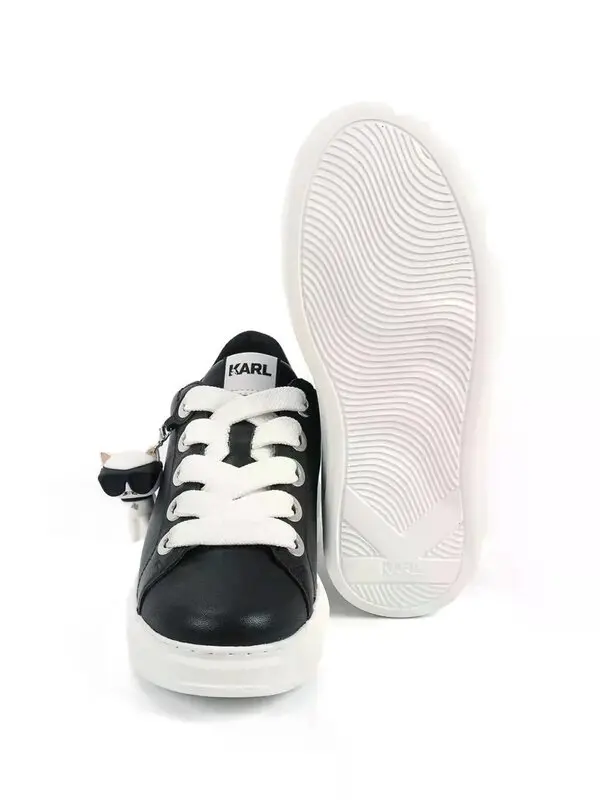 Karl Lagerfeld Dog Charm Lace-up Sneakers