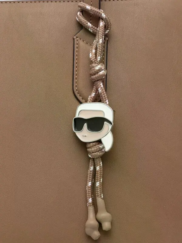 Karl Lagerfeld Ikon Charm-detail Tote - Brown