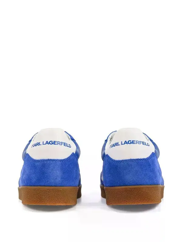Karl Lagerfeld Panelled Suede Sneakers - Blue