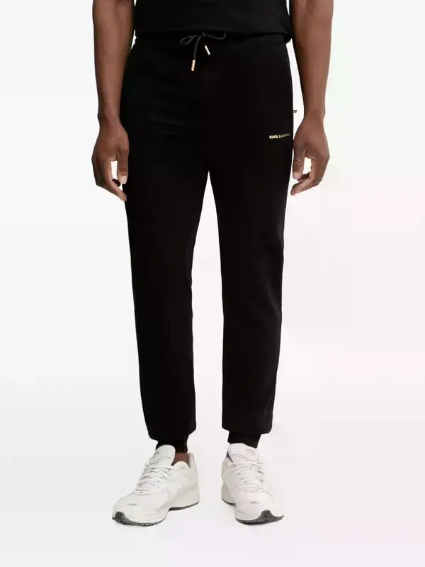 Karl Lagerfeld Drawstring Performance Track Pants