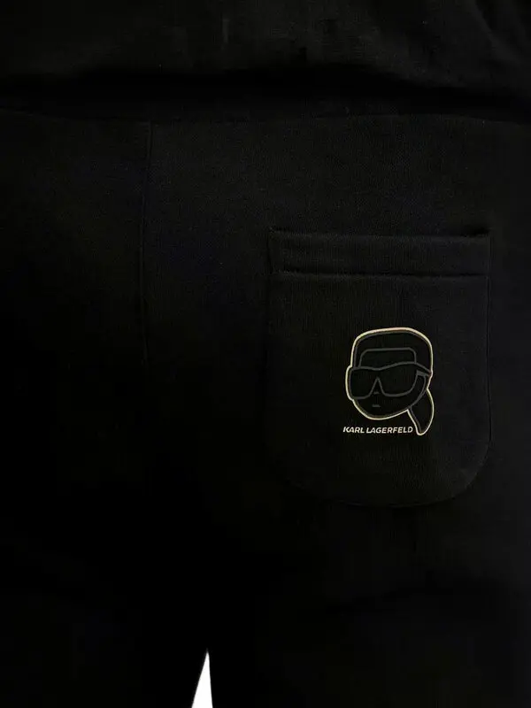 Karl Lagerfeld Drawstring Performance Track Pants