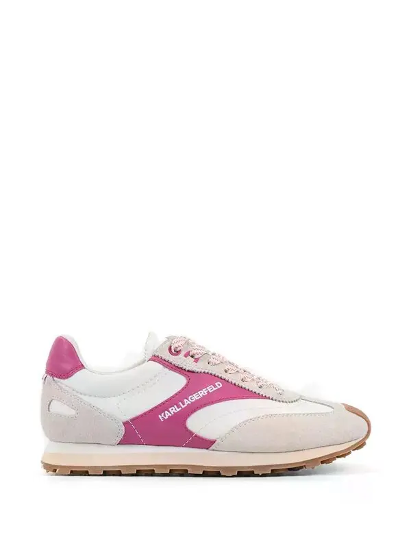 Karl Lagerfeld Sonar Contrast-panelled Sneakers - White