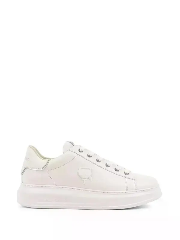 Karl Lagerfeld Logo-embossed Sneakers - White
