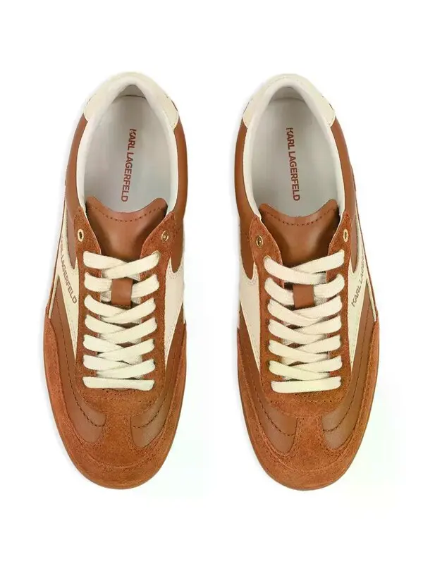 Karl Lagerfeld Kandidate Panelled Sneakers - Brown