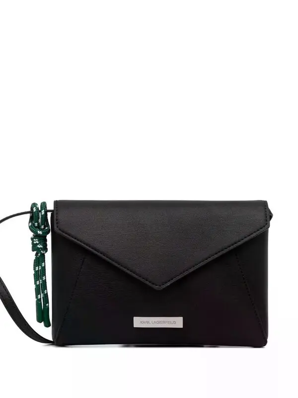 Karl Lagerfeld Flap-closure Cross Body Bag - Black