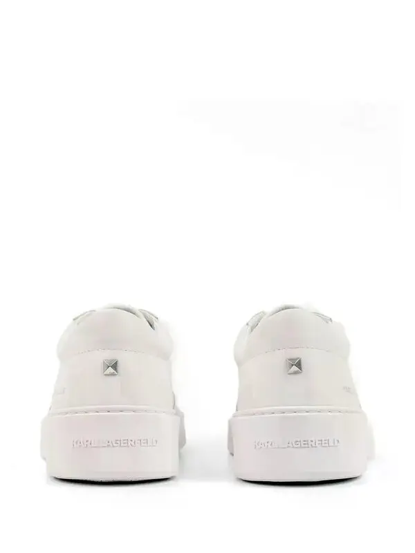 Karl Lagerfeld Flint Ii Lace-up Sneakers - White