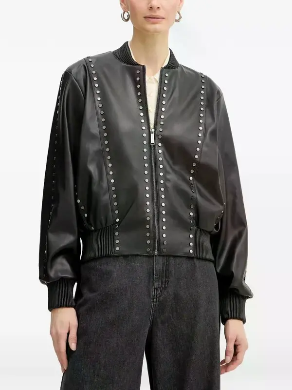 Karl Lagerfeld Studded Bomber Jacket