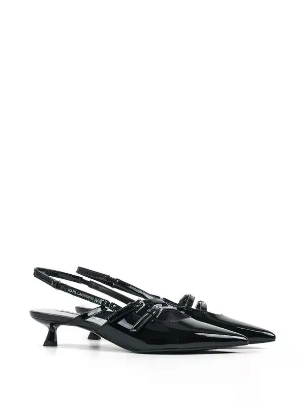 Karl Lagerfeld Pasha Buckle Strap Pumps