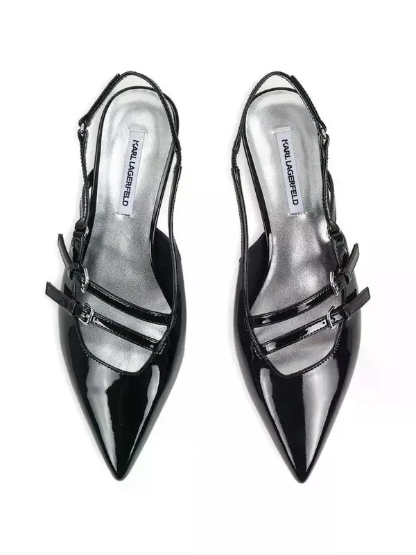 Karl Lagerfeld Pasha Buckle Strap Pumps