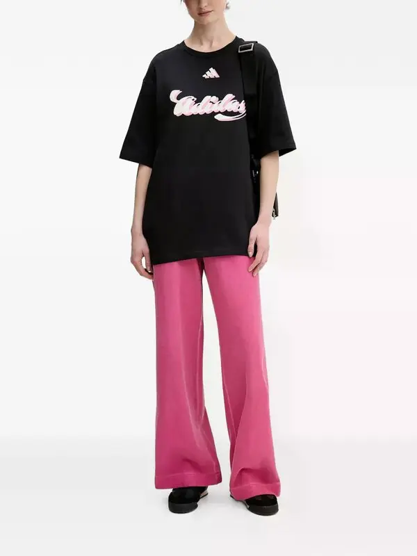 Karl Lagerfeld Wide-leg Trousers With Elasticated Waist