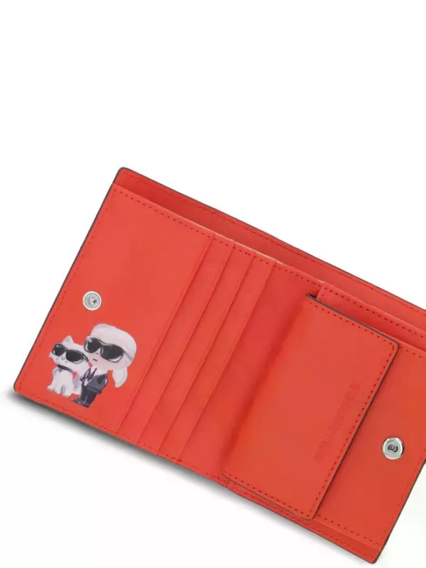 Karl Lagerfeld Appliqué Wallet