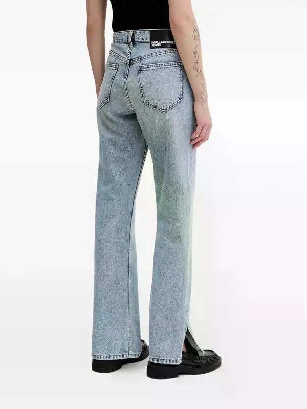 Karl Lagerfeld Slit-detail Jeans