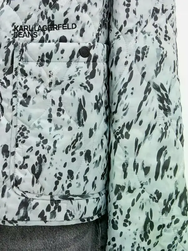 Karl Lagerfeld Patterned Quilted Jacket
