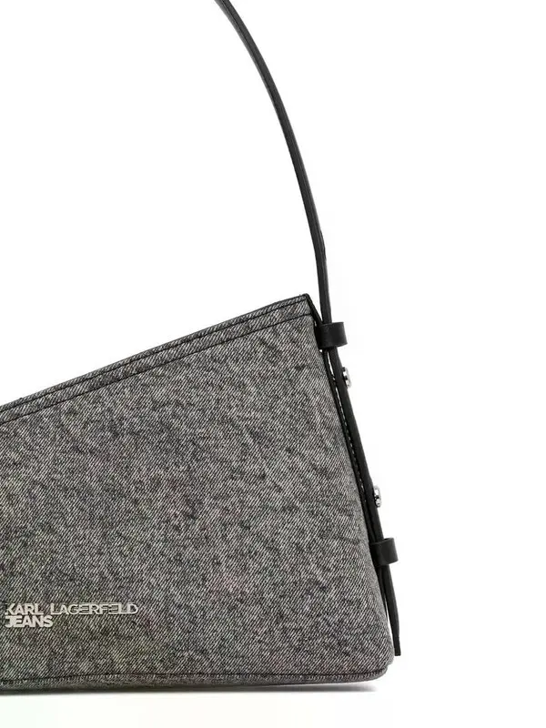 Karl Lagerfeld Geo Denim Shoulder Bag