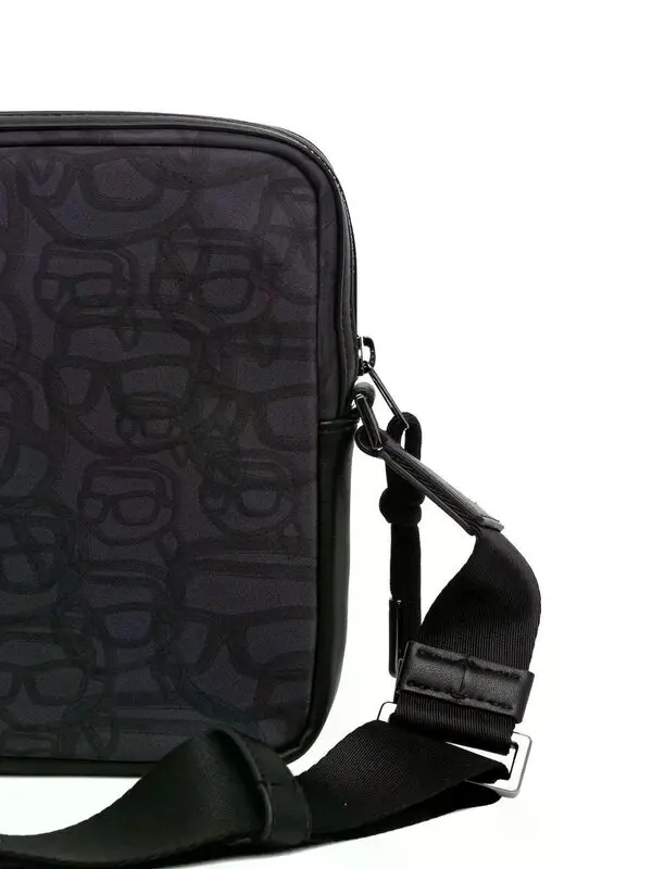 Karl Lagerfeld Print Detail Belt Bag - Grey