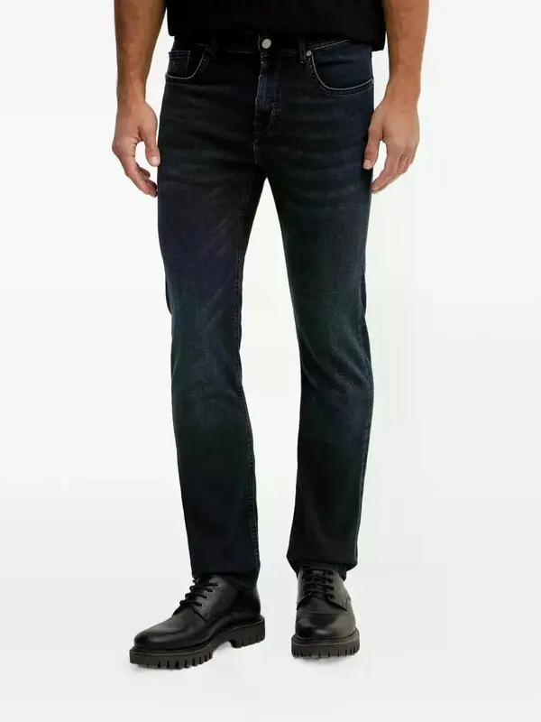 Karl Lagerfeld Logo-patch Jeans - Blue