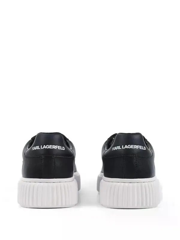 Karl Lagerfeld Embossed Platform Sneakers