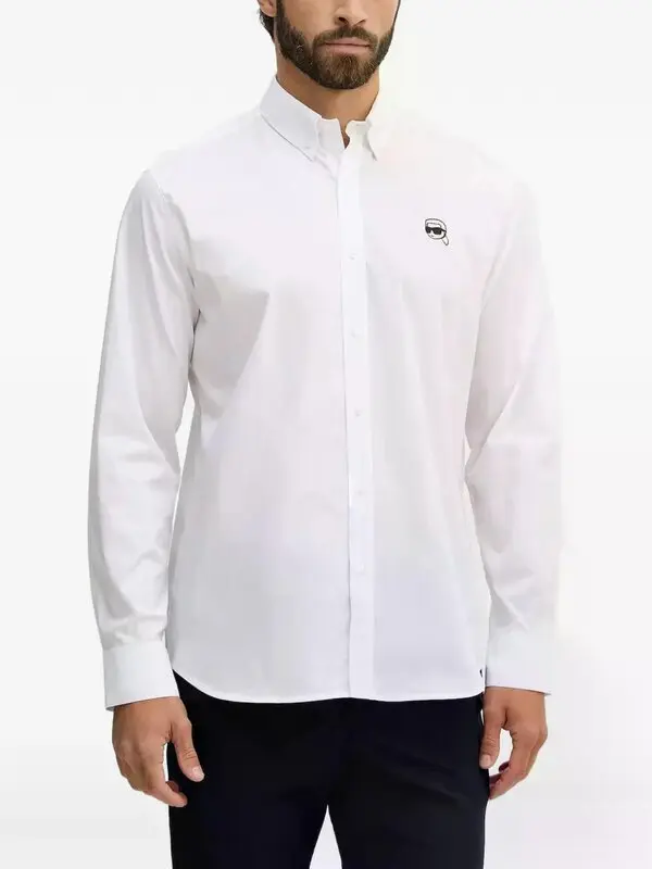 Karl Lagerfeld Buttoned Shirt - White