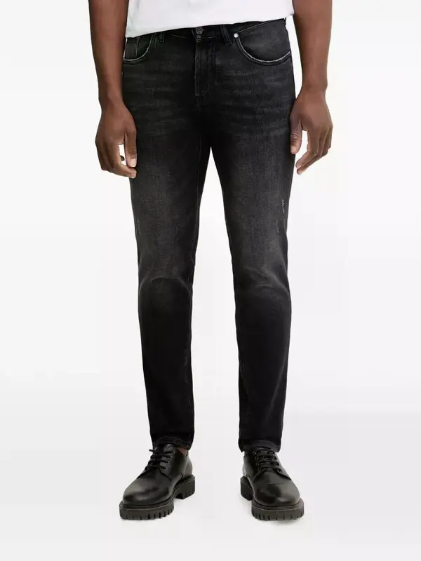 Karl Lagerfeld Kl-jordan Faded Jeans - Black