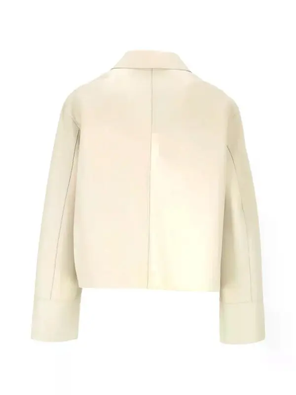 Moncler Flap-pocket Leather Jacket