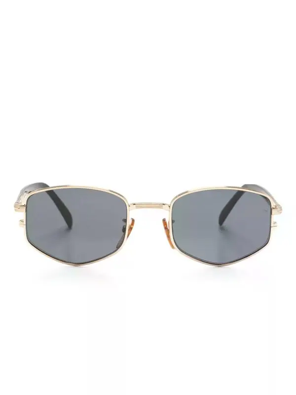 DB EYEWEAR BY DAVID BECKHAM Geometric Frame Sunglasses - Black