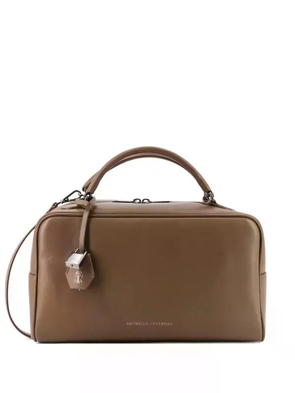 Brunello Cucinelli Boston Explorer Top-handle Tote Bag - Brown