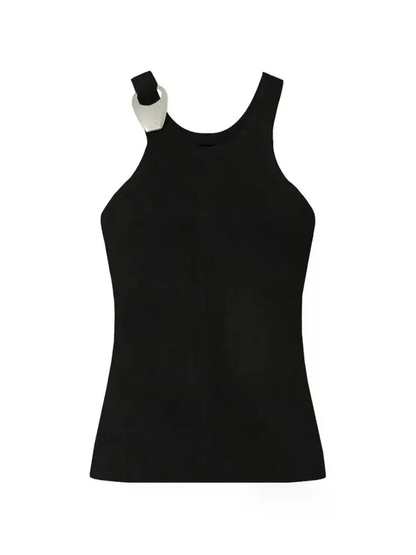 Pinko Ring Detail Sleeveless Top