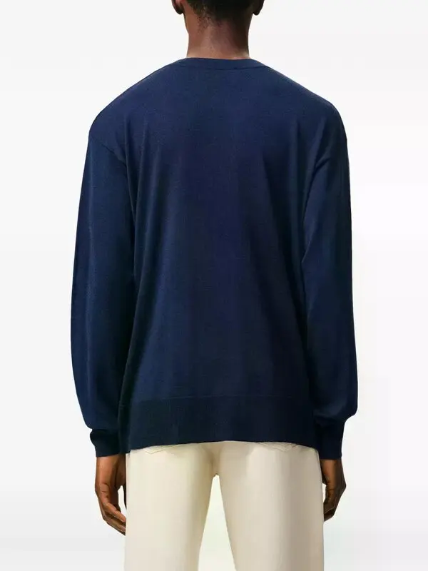 AMI Paris De Coeur Crew Neck Sweater - Blue