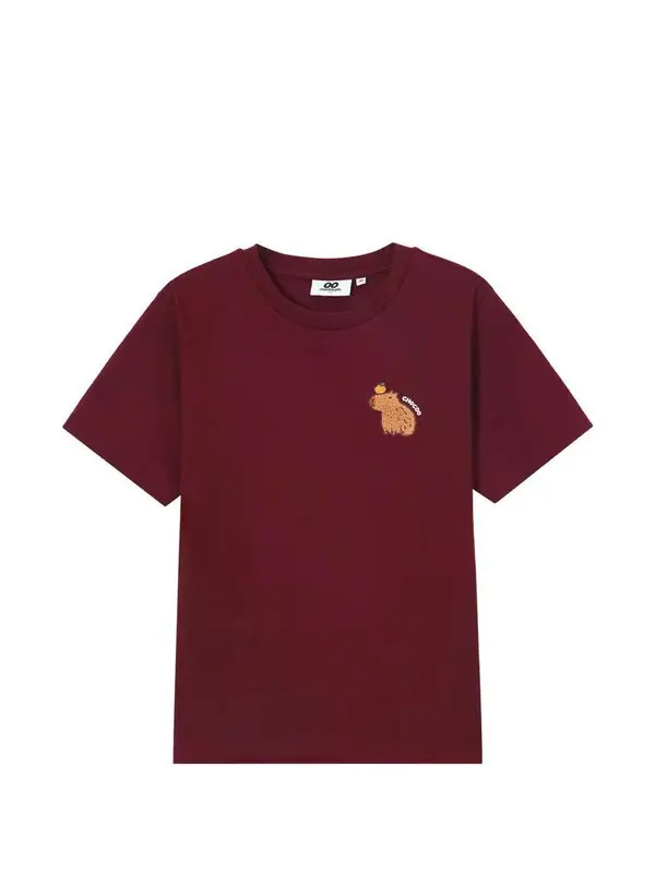 CHOCOOLATE Embroidered Cotton T-shirt