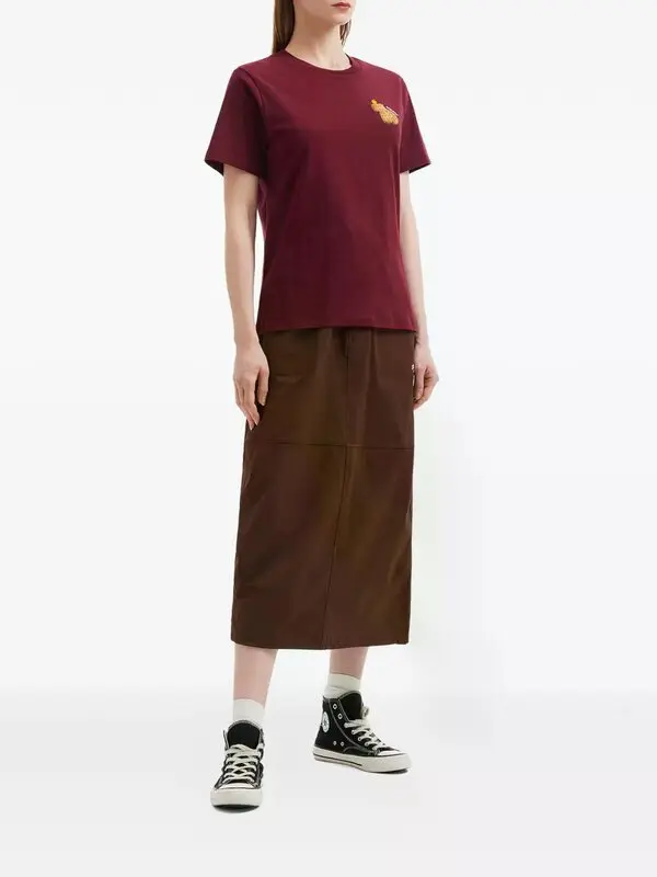 CHOCOOLATE Embroidered Cotton T-shirt