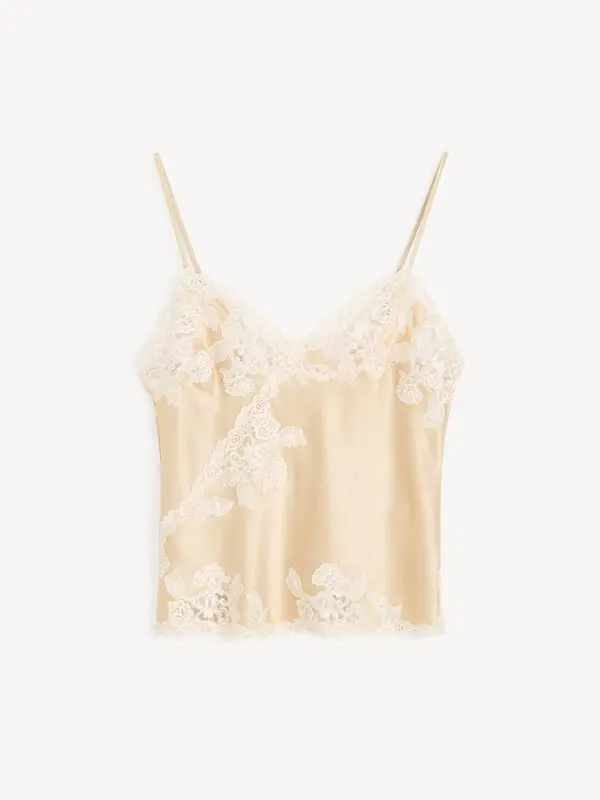 BY MALENE BIRGER Madeleine Satin Top - Vanilla Cream