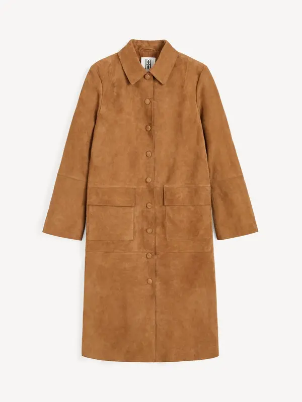 BY MALENE BIRGER Jannie Suede Maxi Jacket