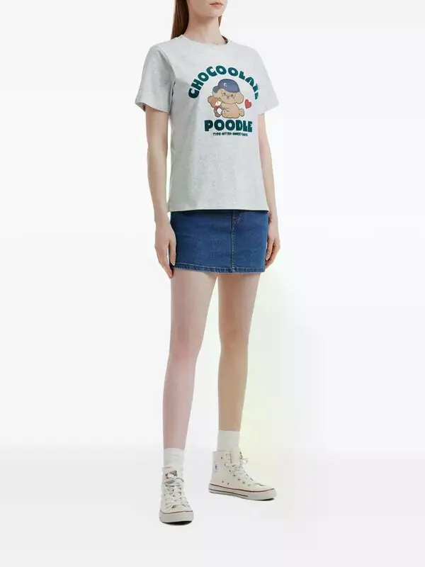 CHOCOOLATE Logo-print T-shirt - Grey