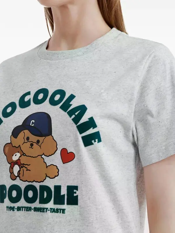CHOCOOLATE Logo-print T-shirt - Grey