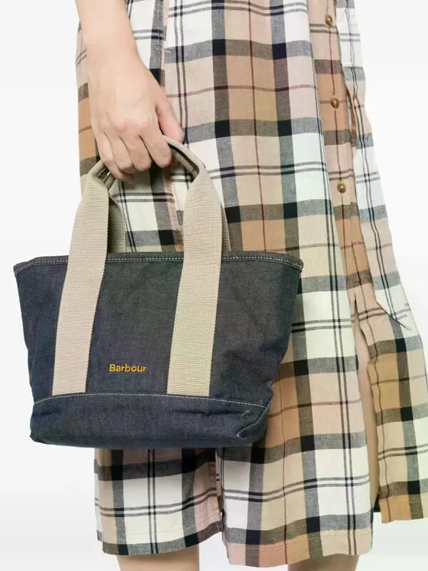 Barbour Mini Mya Denim Tote Bag