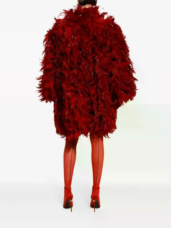 Dolce & Gabbana Embellished Organza Midi Coat