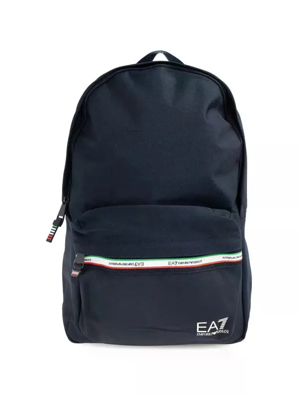 EA7 Striped Logo Backpack