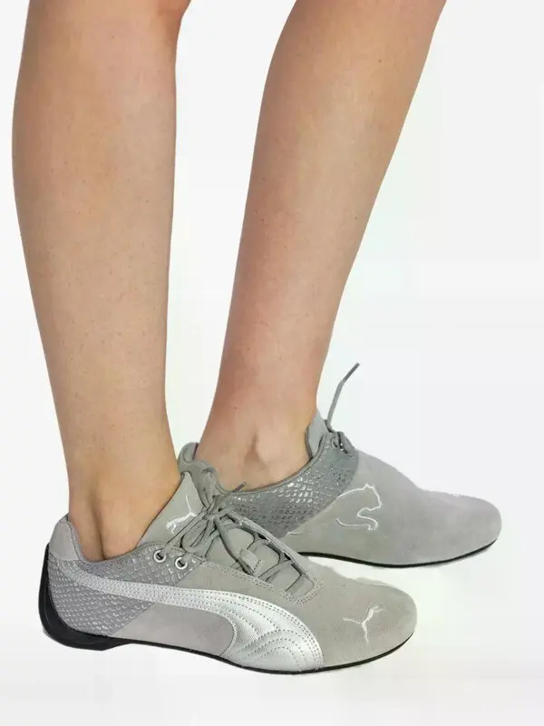 PUMA Future Cat Textured Leather Sneakers