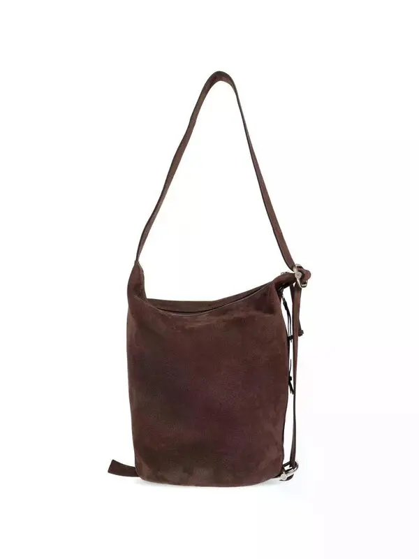 Loewe Loop Leather Shoulder Bag - Brown