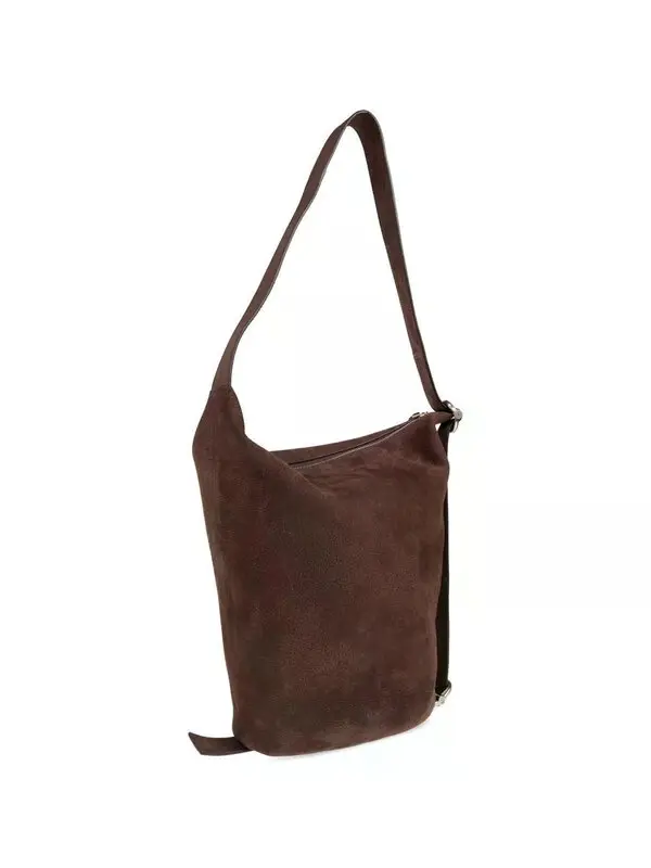 Loewe Loop Leather Shoulder Bag - Brown