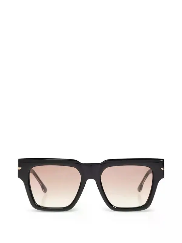 Victoria Beckham Rectangle-frame Sunglasses - Black
