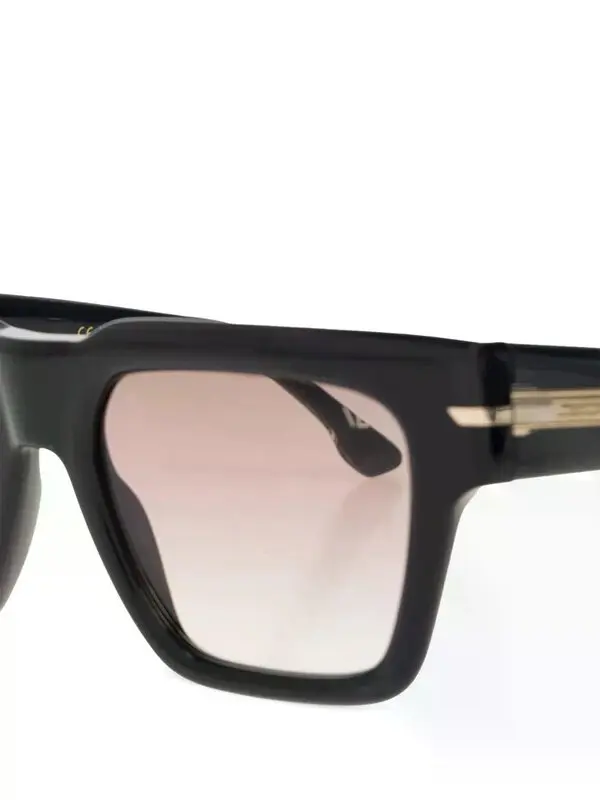 Victoria Beckham Rectangle-frame Sunglasses - Black