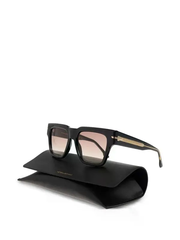 Victoria Beckham Rectangle-frame Sunglasses - Black