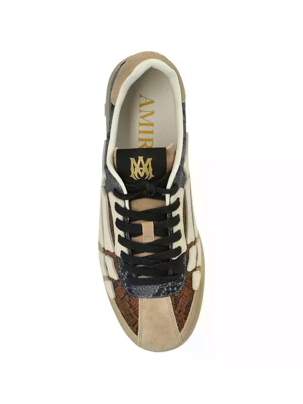 Amiri Bone Detail Sneakers - Neutrals
