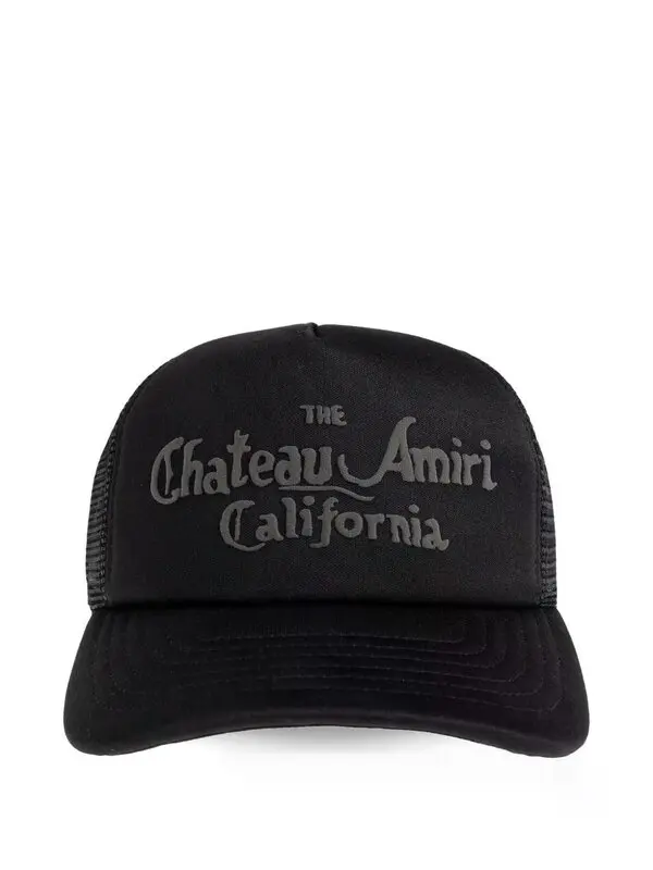 Amiri Lettering-detail Baseball Cap - Black
