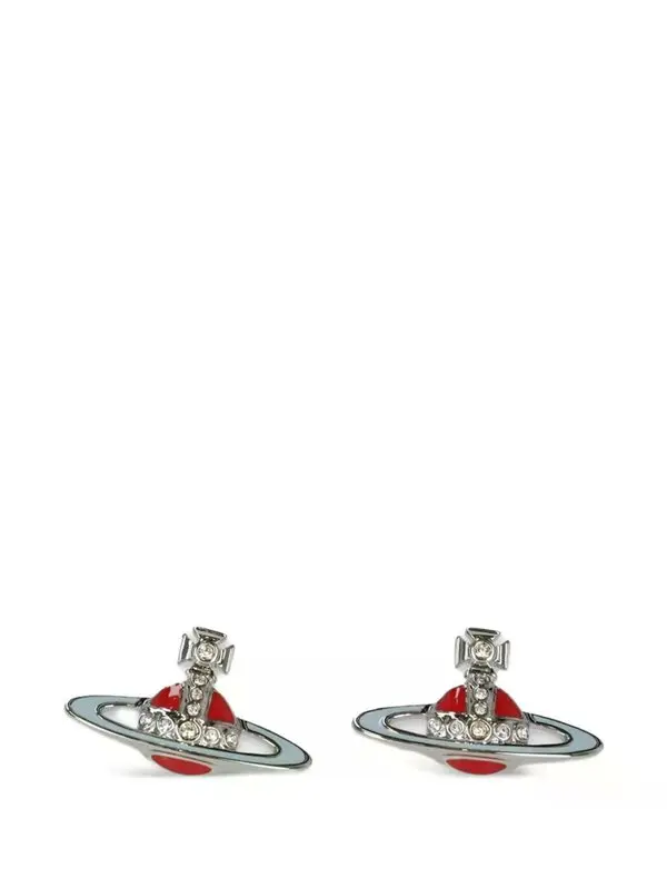 VIVIENNE WESTWOOD Orb Embellished Stud Earrings - Silver