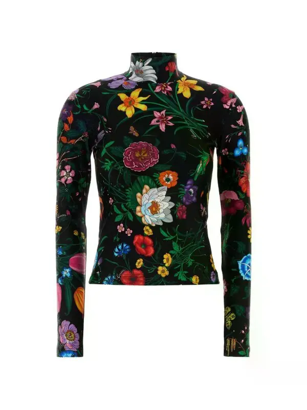 Gucci Floral Print Top